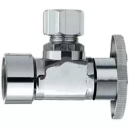 Plumb Pak Quarter Turn Angle Valve, Chrome, 1/2" X 1/2" - Boonville, NY ...