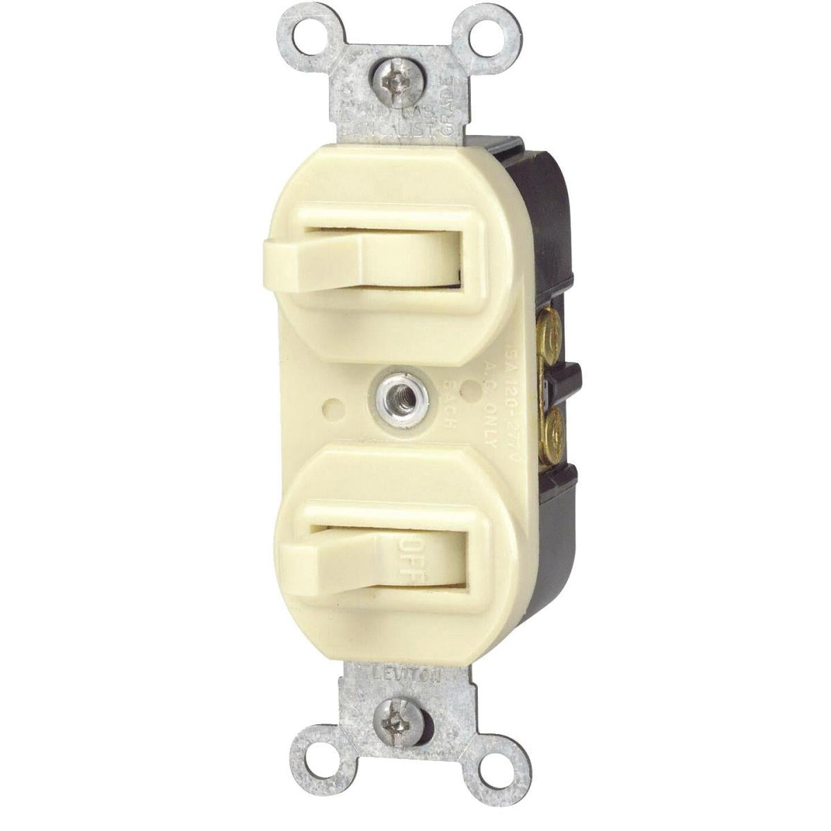 Leviton Single Pole & 3-Way Ivory 15A Duplex Switch - Boonville, NY ...