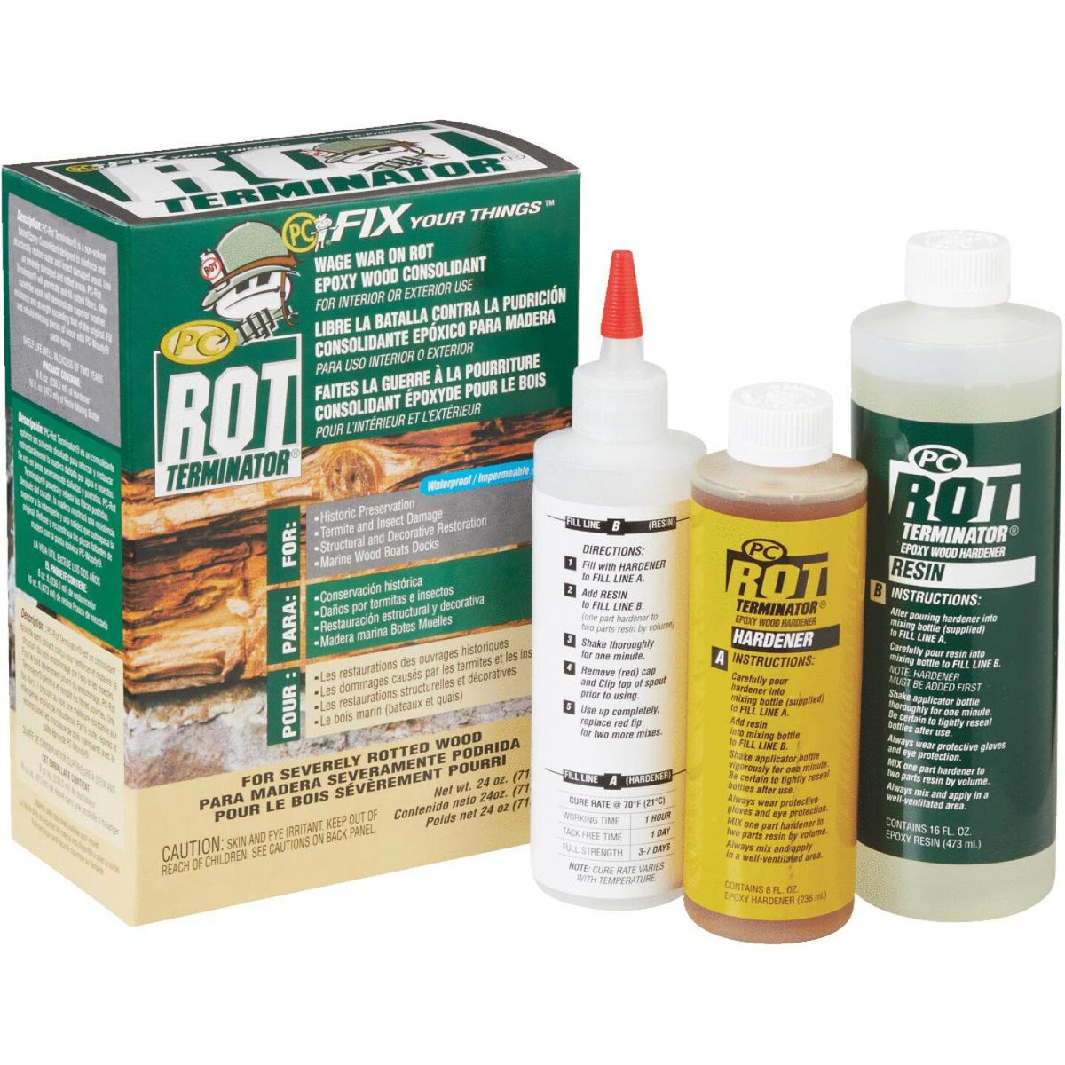 Rot Terminator 24 Oz. Wood Restorer - Boonville, NY - Up North Lumber ...